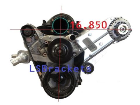 High Mount Alternator | LS Brackets